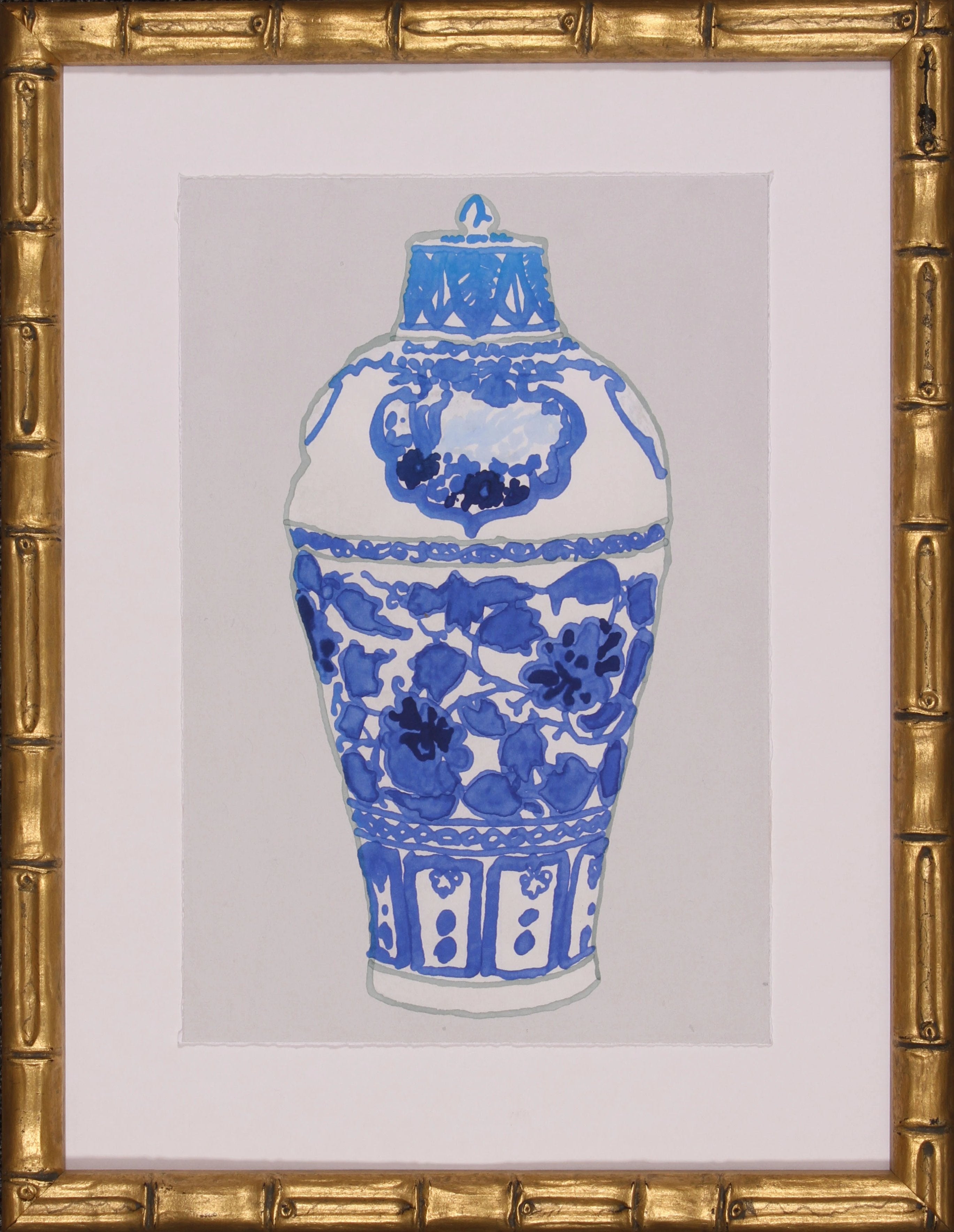 INDIGO VASE I – Shadow Catchers Art